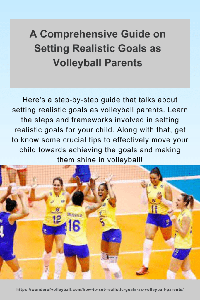 How to Set Realistic Goals as Volleyball Parents? A Detailed Guide ...