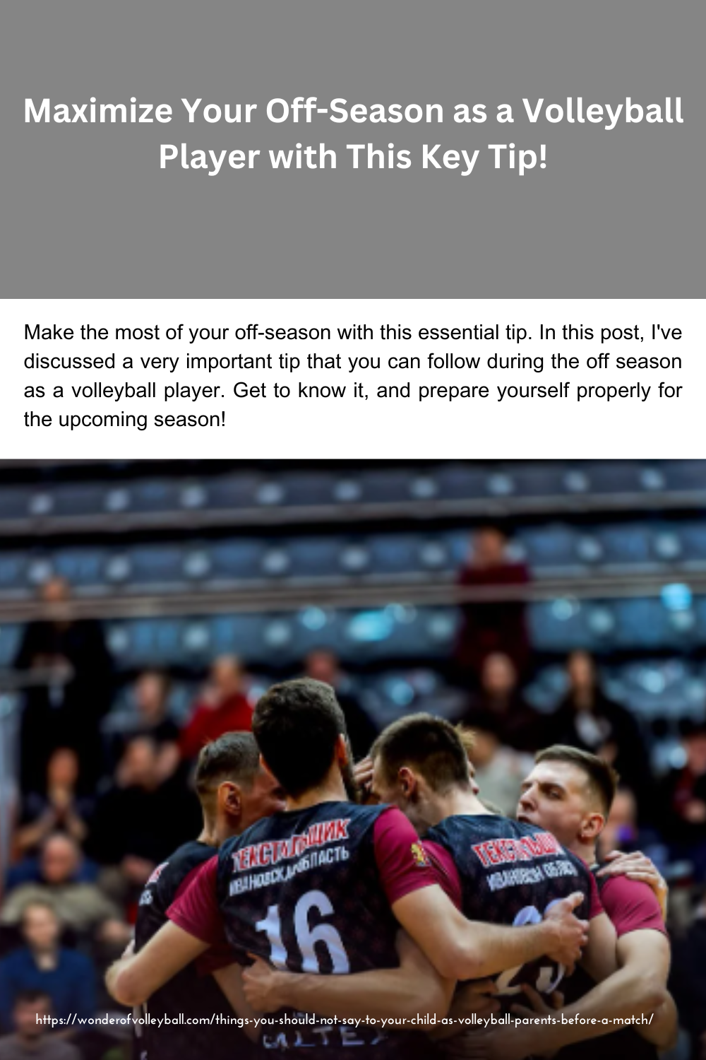 A Useful Tip to Follow During the Off Season as a Volleyball Player ...