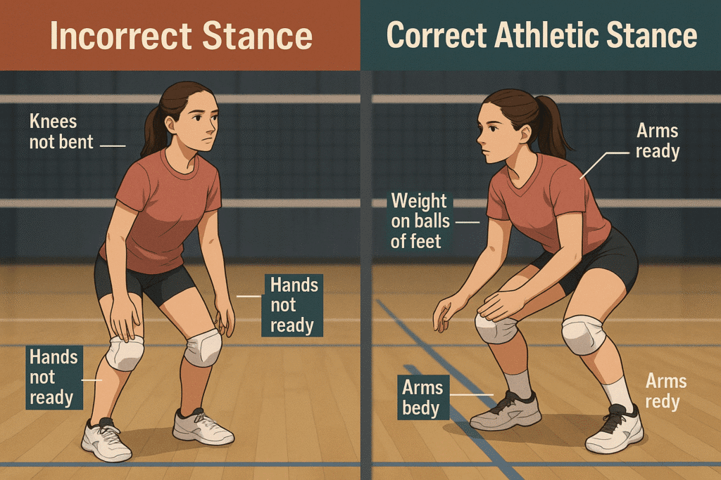 What is an Athletic Stance for a Volleyball Player? An Essential Read ...